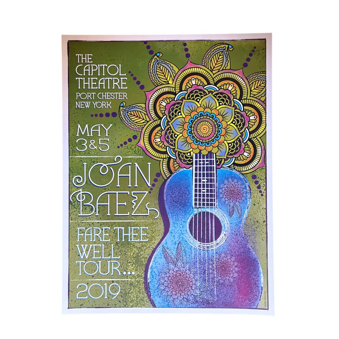 Joan Baez Fare Thee Well Tour Live at The Cap Poster