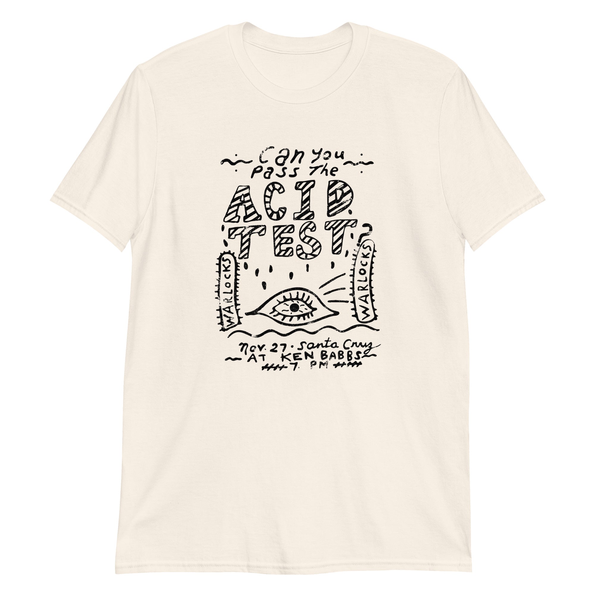 Can You Pass the Acid Test? Throwback Flyer T-Shirt